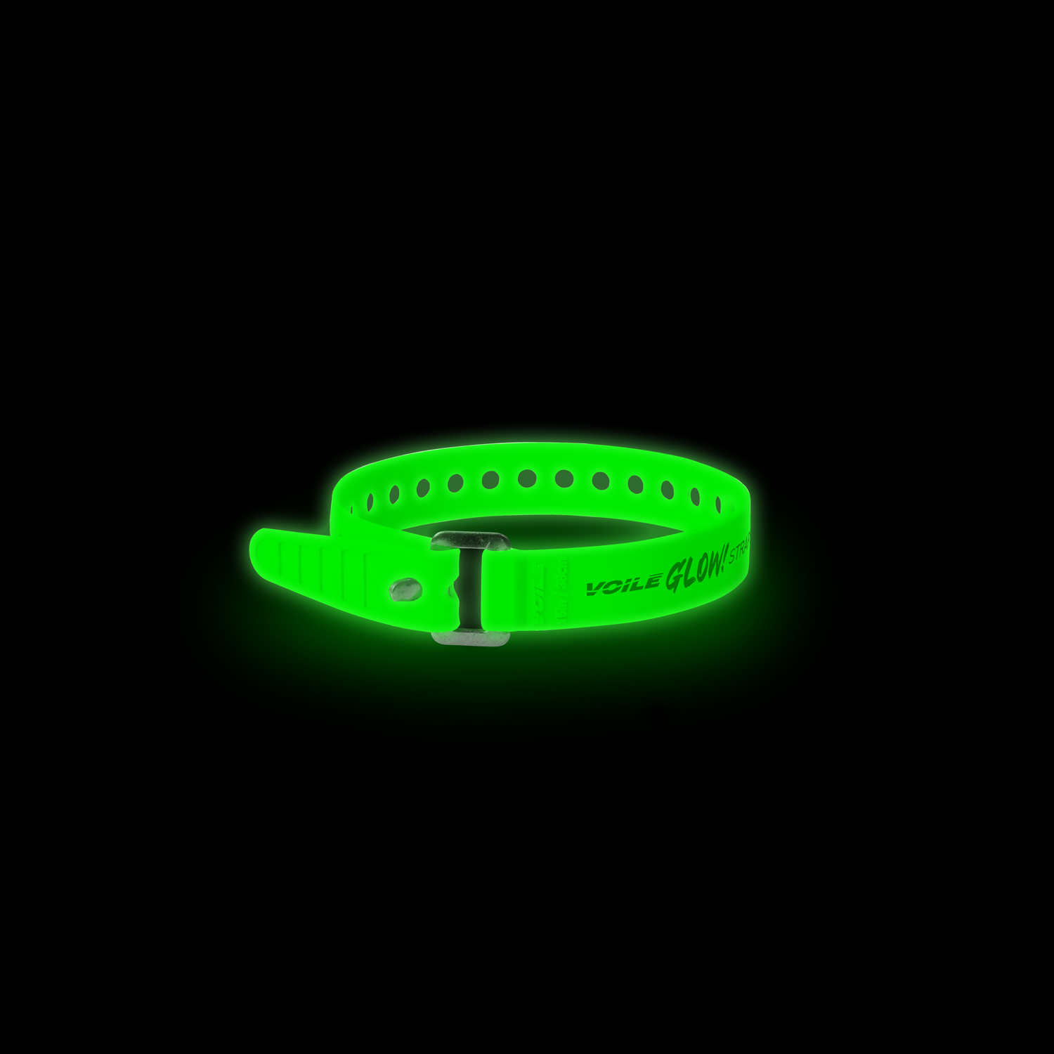 Voile straps Glow - Aluminium Buckle - glow in the dark - Bikepackingshop